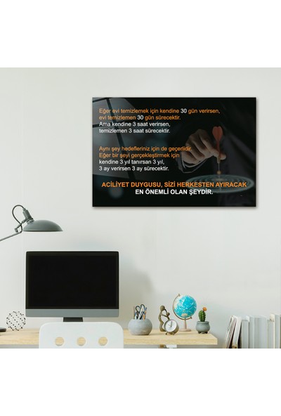 Decorita Kişisel Gelişim Cam Tablo Aciliyet Duygusu Decorita Kişisel Gelişim Cam Tablo Aciliyet Duygusu