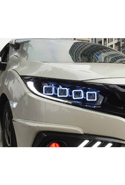 Boostzone Honda Civic Fc5 (2017- 2019) Bugatti Style Led Far Seti Lam-T054 Boostzone Honda Civic Fc5 (2017- 2019) Bugatti Style Led Far Seti Lam-T054