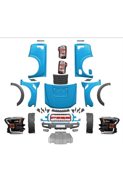Çmk Ford Ranger F150 Raptor Dönüşüm Full - Led Far Çmk Ford Ranger F150 Raptor Dönüşüm Full - Led Far