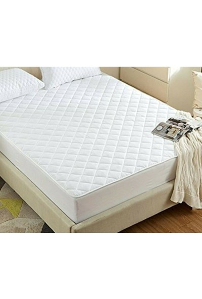 Kapitoneli Çift Kişilik Yatak Koruyucu Sıvı Geçirmez Alez (160 x 200 ) Battal Boy-