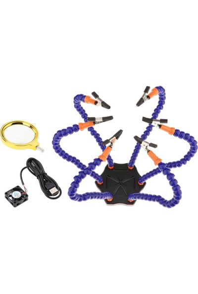 Royal Love Profesyonel Yardım Eller Üçüncü El Lehimleme Aracı 6 Esnek Arms Stil 4 (Yurt Dışından) Royal Love Profesyonel Yardım Eller Üçüncü El Lehimleme Aracı 6 Esnek Arms Stil 4 (Yurt Dışından)