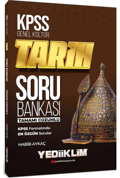 Yediiklim Yayınları 2022 KPSS Genel Kültür Tarih Tamamı Çözümlü Soru Bankası Yediiklim Yayınları 2022 KPSS Genel Kültür Tarih Tamamı Çözümlü Soru Bankası