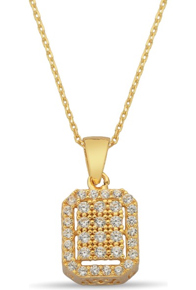 ÇGK KUYUMCULUK Baget Altın Kolye ZK595