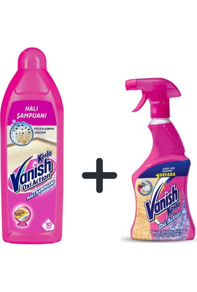 Kosla Vanish Oxi Action Elde Halı YIKAMA850 ml+LEKE Çıkarma Spreyi 500 ml Kosla Vanish Oxi Action Elde Halı YIKAMA850 ml+LEKE Çıkarma Spreyi 500 ml