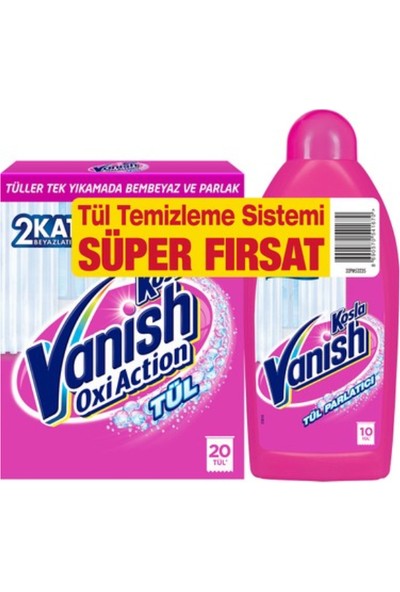 Kosla Vanish Oxi Action Tül Beyazlatıcısı+Tül Parlatıcısı 450ML Kosla Vanish Oxi Action Tül Beyazlatıcısı+Tül Parlatıcısı 450ML