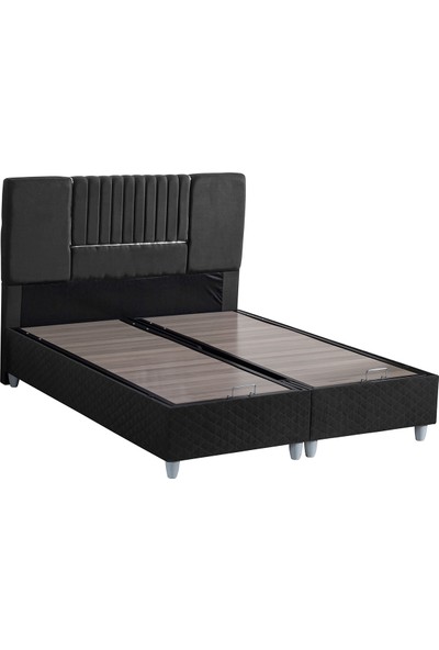 Cesur Üsküp Çift Kişilik Baza Başlık Seti, Antrasit Cesur Üsküp Çift Kişilik Baza Başlık Seti, Antrasit