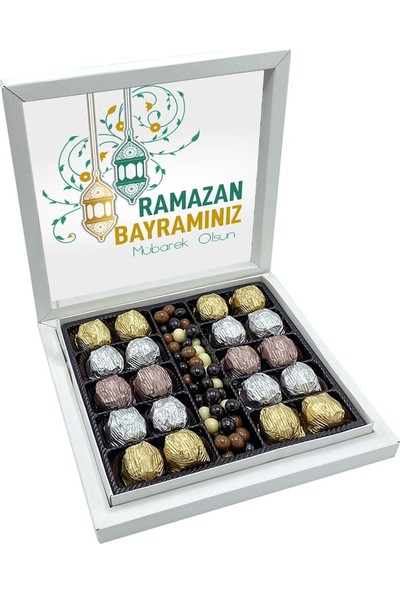 Adnan Efendi Şeker Bayramı Hediyesi Yaldızlı Çikolata
