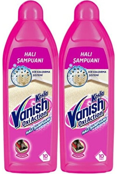 Kosla Vanish Oxi Action Makinede Halı Yıkama 850 ml *2 Adet Kosla Vanish Oxi Action Makinede Halı Yıkama 850 ml *2 Adet