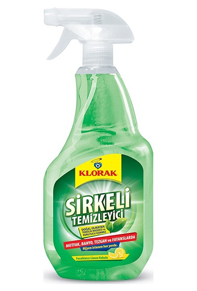 Klorak Sirkeli Temizleyici 750 ml x 3 Adet