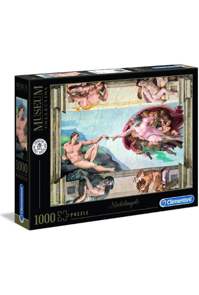 Clementoni 1000 Parça Museum Collection The Creation Of Man Puzzle