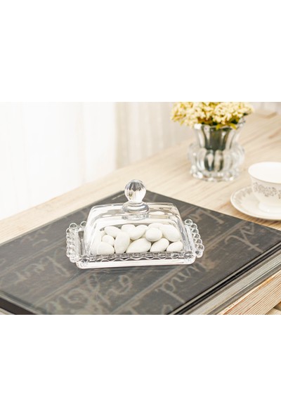 Madame Coco Nouvelle Kapaklı Cam Şekerlik Madame Coco Nouvelle Kapaklı Cam Şekerlik