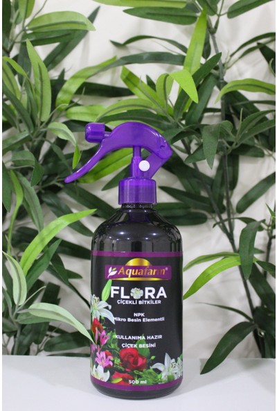 Aquafarm Flora Çiçekli Bitkiler Npk Mikro Besin Elementli Kullanıma Hazır Çiçek Besini 500 ml Aquafarm Flora Çiçekli Bitkiler Npk Mikro Besin Elementli Kullanıma Hazır Çiçek Besini 500 ml