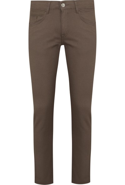 Hatemoğlu Vizon Slim Fit Desenli Spor Pantolon