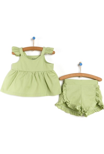 Bebecix Linen Touch Dokuma Bluz-Şort Takım Bebecix Linen Touch Dokuma Bluz-Şort Takım