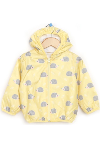 Midimod Kız Bebek Basic Kirpili Yağmurluk