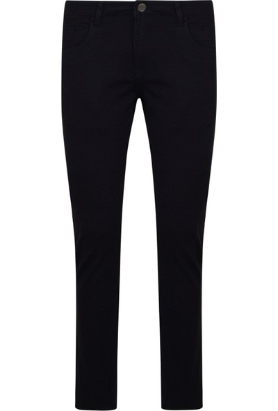 Hatemoğlu Lacivert Slim Fit Desenli Spor Pantolon