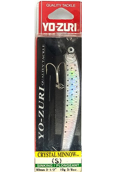 Yozuri Crystal Minnow 9 cm 10 gr Sinking Sahte Balık C:hshk Yozuri Crystal Minnow 9 cm 10 gr Sinking Sahte Balık C:hshk