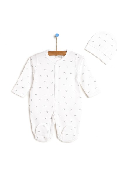 Hello Baby Hellobaby Rainbow Yenidoğan Organik Tulum-Şapka 2li Set