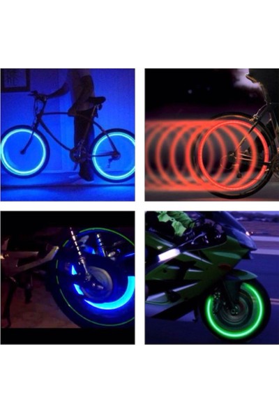 Tuğra Ticaret Bisiklet Hareket Sensörlü Hareketli Sibop Işığı (2 Adet )