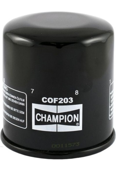Champion Honda VT600 C CD Cd2 Shadow 99-07 Champion COF203 Yağ Filtresi