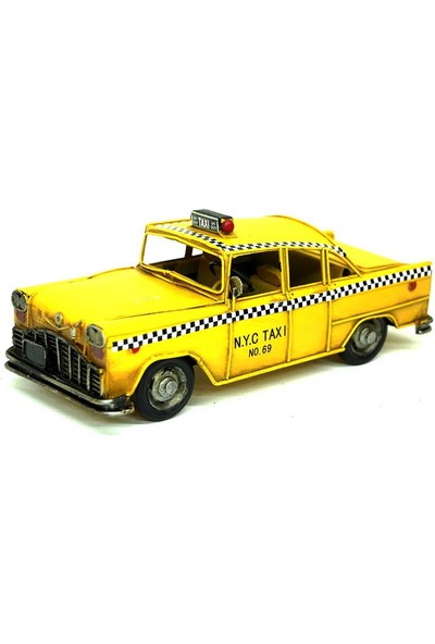 Bonnus Dekoratif Metal Taksi Biblo Dekoratif Hediyelik