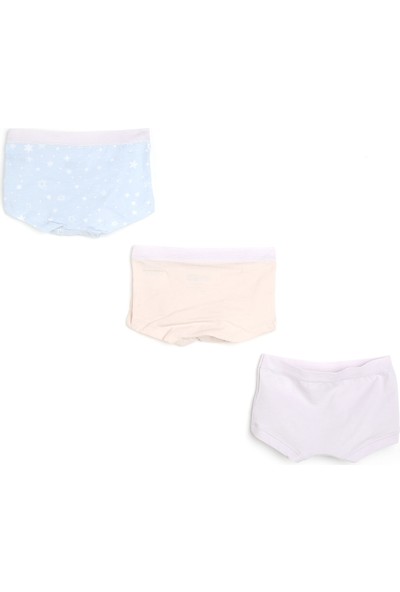 Hello Baby Hellobaby Basic Kız Bebek Elastanlı 3lü Boxer Hello Baby Hellobaby Basic Kız Bebek Elastanlı 3lü Boxer
