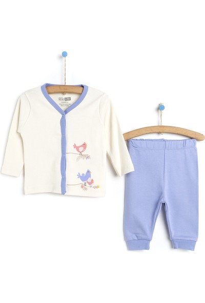 Hello Baby Hellobaby Basic Kız Bebek Çıtçıtlı Pijama Takımı