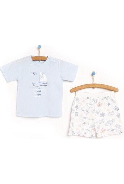 Hello Baby Hellobaby Love The Sea Kısa Kol Tshirt-Şort