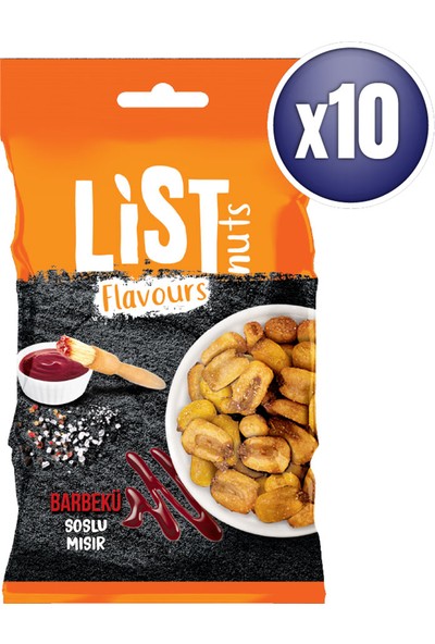 List Flavours Barbekü Soslu Mısır 10 x 30 G List Flavours Barbekü Soslu Mısır 10 x 30 G