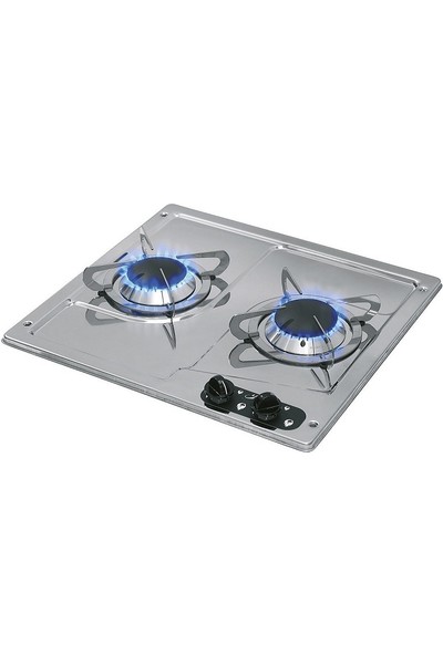 Tekne ve Karavan Için Çift Gözlü Gömme Ocak