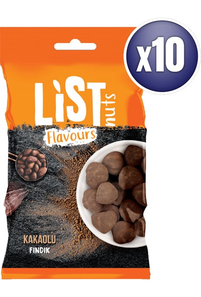 List Flavours Kakaolu Fındık 10 x 30 G List Flavours Kakaolu Fındık 10 x 30 G