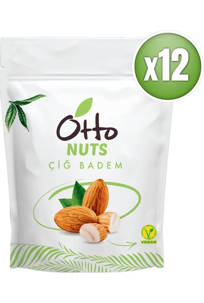 Otto Nuts Vegan Çiğ Badem 12 x 150 G Otto Nuts Vegan Çiğ Badem 12 x 150 G