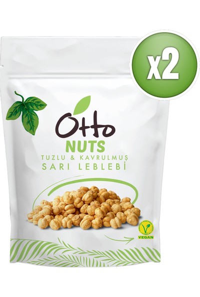 Otto Nuts Vegan Tuzlu Sarı Leblebi 2 x 150 G Otto Nuts Vegan Tuzlu Sarı Leblebi 2 x 150 G