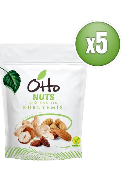 Otto Nuts Vegan Çiğ Karışık Kuruyemiş 12 x 50 G Otto Nuts Vegan Çiğ Karışık Kuruyemiş 12 x 50 G