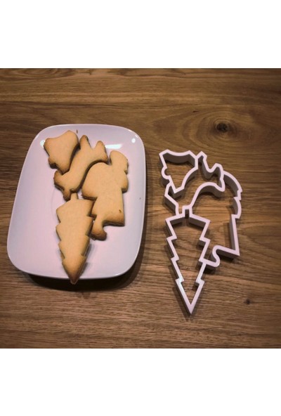 Keli Yılbaşı Kurabiye Kesici