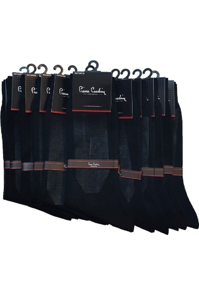 Pierre Cardin Astrea Merserize Erkek Çorap 12'li Siyah