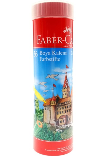 Kırtasiyeji 36LI Kuru Boya Metal Kutuda Faber Castell Kırtasiyeji 36LI Kuru Boya Metal Kutuda Faber Castell