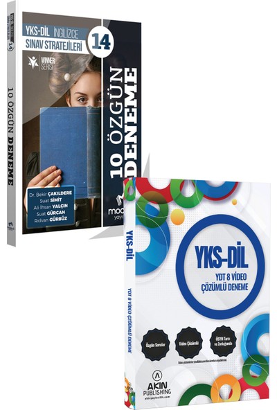 Akın Dil YKS-Dil Ydt 8 Video Çözümlü Deneme + Modadil 10 Özgün Deneme Akın Dil YKS-Dil Ydt 8 Video Çözümlü Deneme + Modadil 10 Özgün Deneme