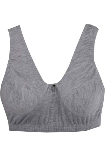 Tutku 6lı Kadın Geniş Askılı Penye Anne Yarım Atlet Pamuklu Sütyen