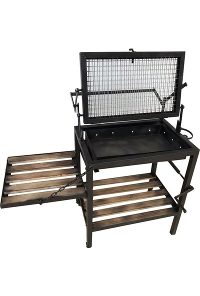 Reyo Frooma F1 70CM Asansörlü Izgara Döndürmeli Barbekü Mangal