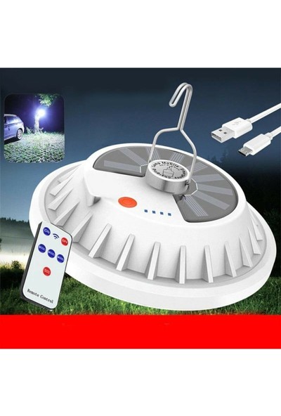 Bonnus Solar Güneş Enerji USB Sarjlı Kumandalı 4 Modlu Bahçe Aydınlatma LED Askılı Pratik Kamp Lamba Bonnus Solar Güneş Enerji USB Sarjlı Kumandalı 4 Modlu Bahçe Aydınlatma LED Askılı Pratik Kamp Lamba