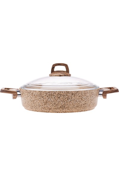 Karaca Wood Silver Bio Granit Karnıyarık Tenceresi 26 cm Karaca Wood Silver Bio Granit Karnıyarık Tenceresi 26 cm