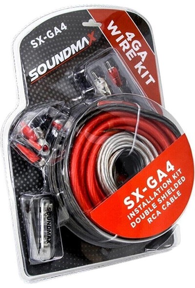 Soundmax Sx-Awg4 4ga Amfi Kablo Seti Soundmax Sx-Awg4 4ga Amfi Kablo Seti