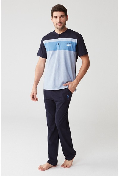 U.s. Polo Assn. 18287 Erkek Kısa Kol Pijama Takımı