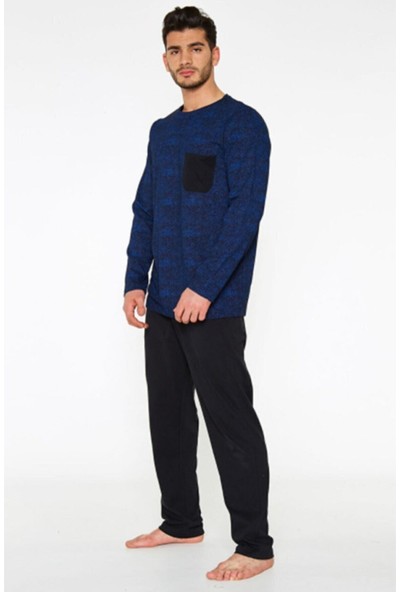 Arnetta AR1617-S Erkek Yuvarlak Yaka Pijama Takımı