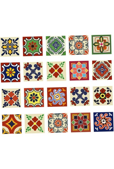 Acelit 20'li Mozaik Duvar Fayans Çıkartmalar Mutfak Banyo Çıkartması Su Geçirmez C 10X10 cm (Yurt Dışından) Acelit 20'li Mozaik Duvar Fayans Çıkartmalar Mutfak Banyo Çıkartması Su Geçirmez C 10X10 cm (Yurt Dışından)