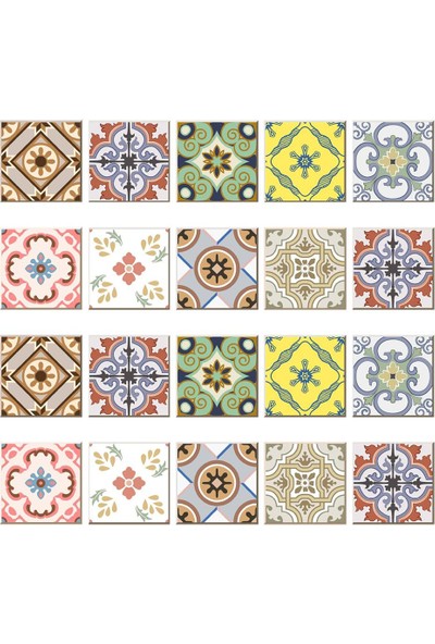 Acelit 20'li Mutfak Pvc Kendinden Yapışkanlı Çıkartmalar Yağ Geçirmez Duvar Sticker B 10X10 cm (Yurt Dışından) Acelit 20'li Mutfak Pvc Kendinden Yapışkanlı Çıkartmalar Yağ Geçirmez Duvar Sticker B 10X10 cm (Yurt Dışından)