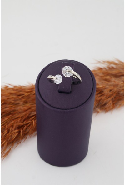 By Zeyna Aksesuar Kadın Ayarlanabilir Zirkon Taşlı Yüzük