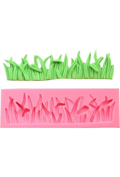 İ&G Kalıp Silikon Çim Şeker Hamuru Kalıbı