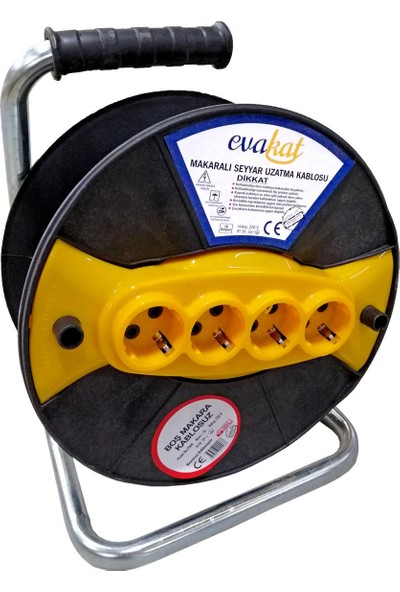 Evakat Makaralı Kablo Boş
